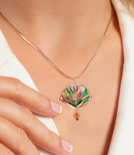 Cloisonne Enamel Jewelry | Unique Gold Jewelry by Patsy Croft