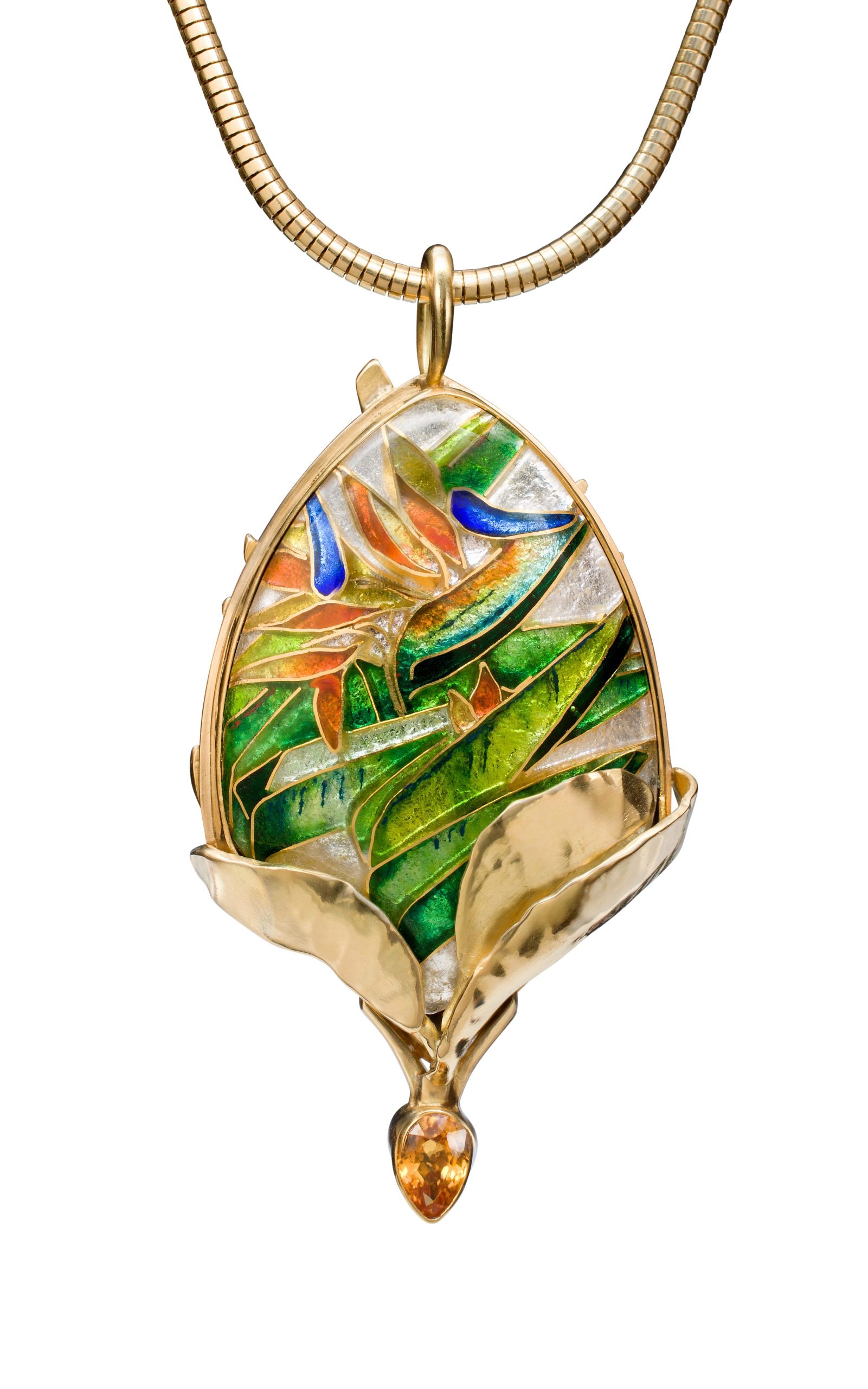 Handmade Gold Enamel Jewelry & Cloisonné Art Jewelry