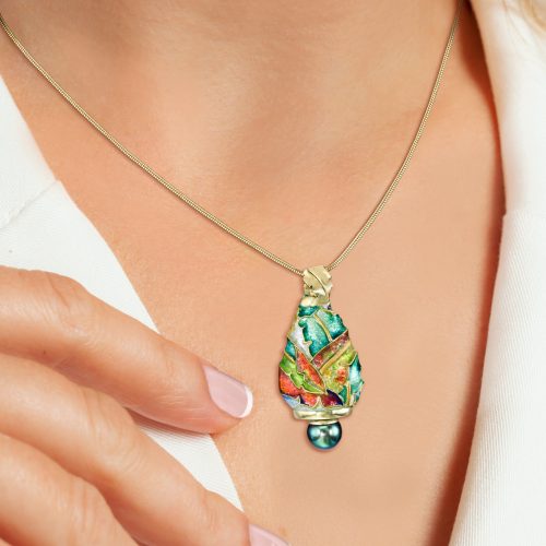 Handmade Gold Enamel Jewelry & Cloisonné Art Jewelry